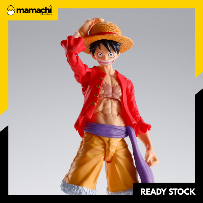 【READY STOCK】BANDAI TAMASHII NATIONS ONE PIECE - S.H.Figuarts MONKEY.D.LUFFY The Raid on ...