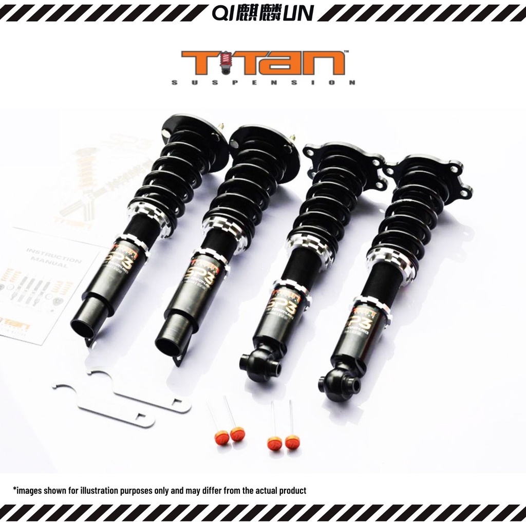 Mercedes Benz C-Class W205 2WD Airmatic - TiTAN SP-3 Adjustable ...