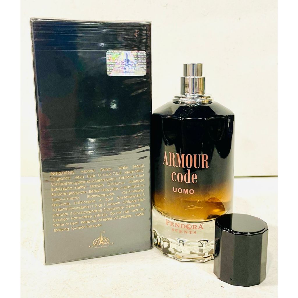 Armour Code Uomo Eau de Perfume Original by Paris Corner 100ML | Shopee ...