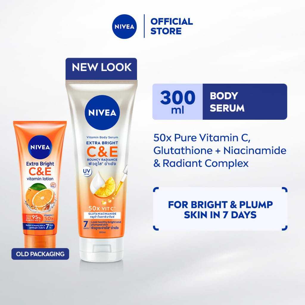 NIVEA Body Extra Bright C&E Vitamin Lotion (170ml / Twinpack) | Shopee Malaysia