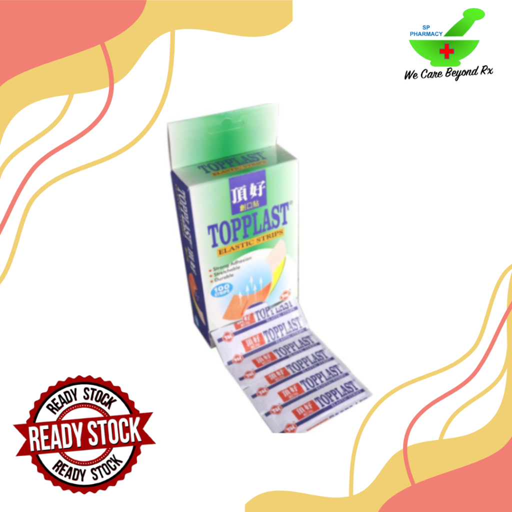 TOPPLAST ELASTIC STRIPS (100 PCS) (EXP AUG 2027) | Shopee Malaysia