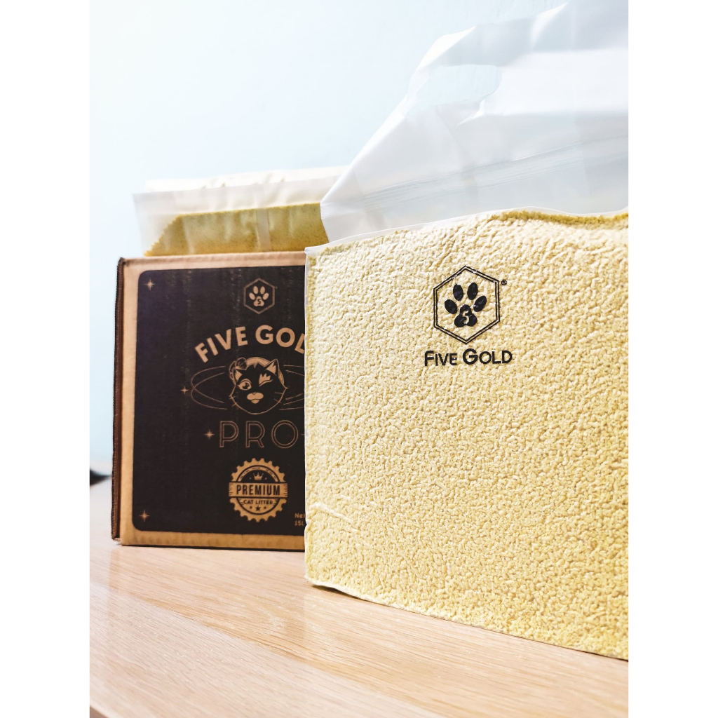 5Gold Cat Litter - 5 GOLD PRO MILLET (2kg)- NEW!! | Shopee Malaysia