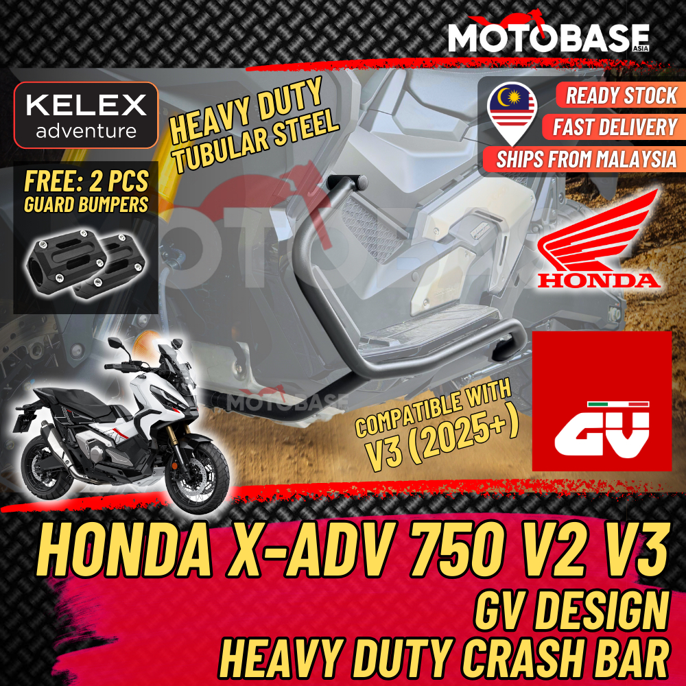 [KELEX] Honda X-ADV 750 V2 V3 (2022-2025) Full Crash Bar +Bumper Guard ...