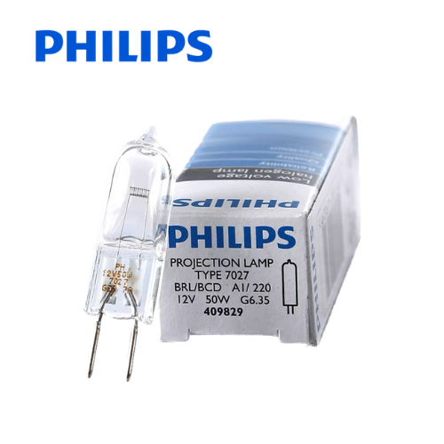 Philips 7027 BRL/BCD G6.35 50w 12v Halogen Non-reflector Projection ...