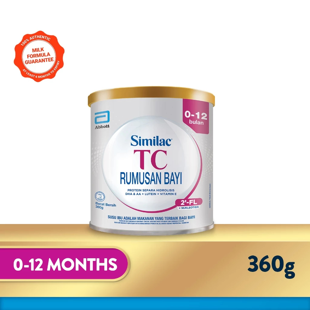 Similac TC 2'-FL Milk Intolerance Formula (360g) | Shopee Malaysia
