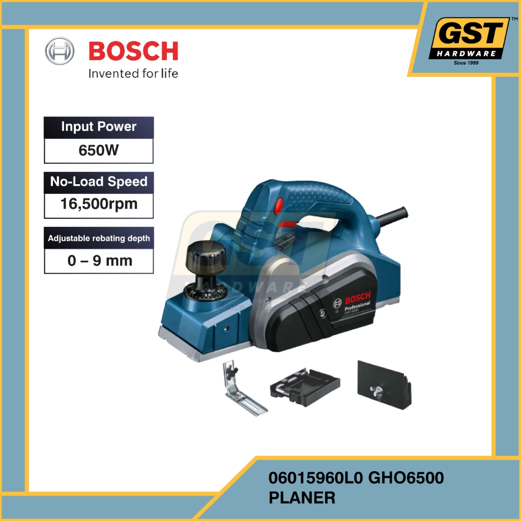 Bosch Planner Mesin Ketam Kayu Electric Bosch GHO 6500 Wood Planer Machine | Shopee Malaysia