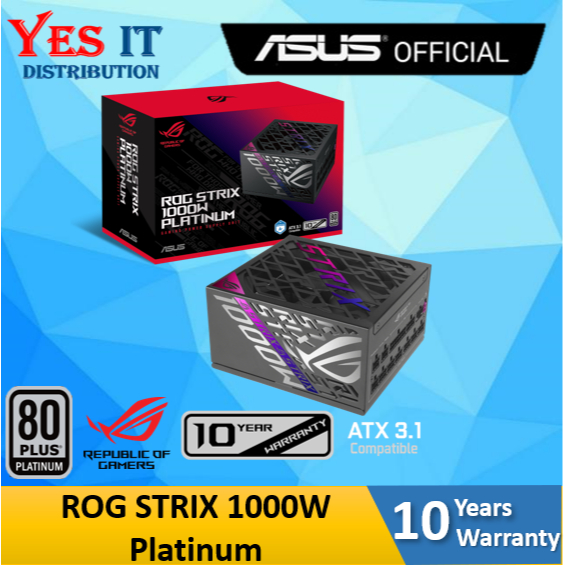 ASUS ROG Strix 1000W Platinum / 650W 650G Gold PSU Power Supply ...