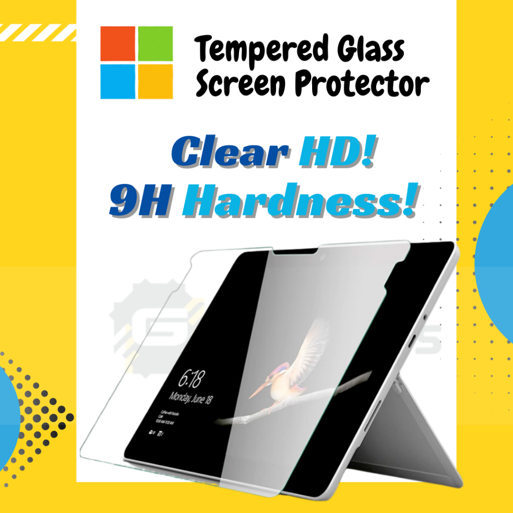 Tempered Glass Screen Protector for Microsoft Surface Go 1/2/3/4 , Pro ...