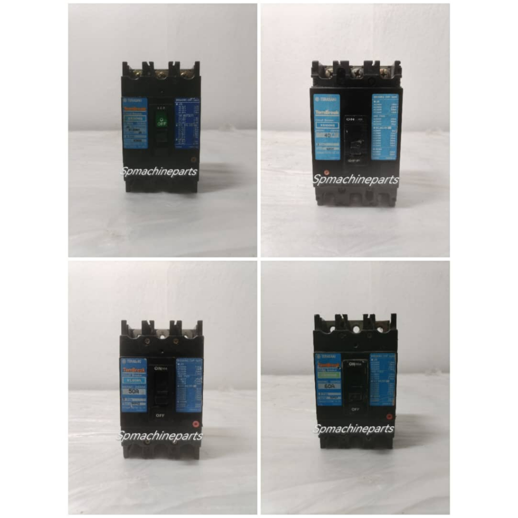Terasaki TemBreak Circuit Breaker MCCB 40A, 50A, 60A (Used) | Shopee ...