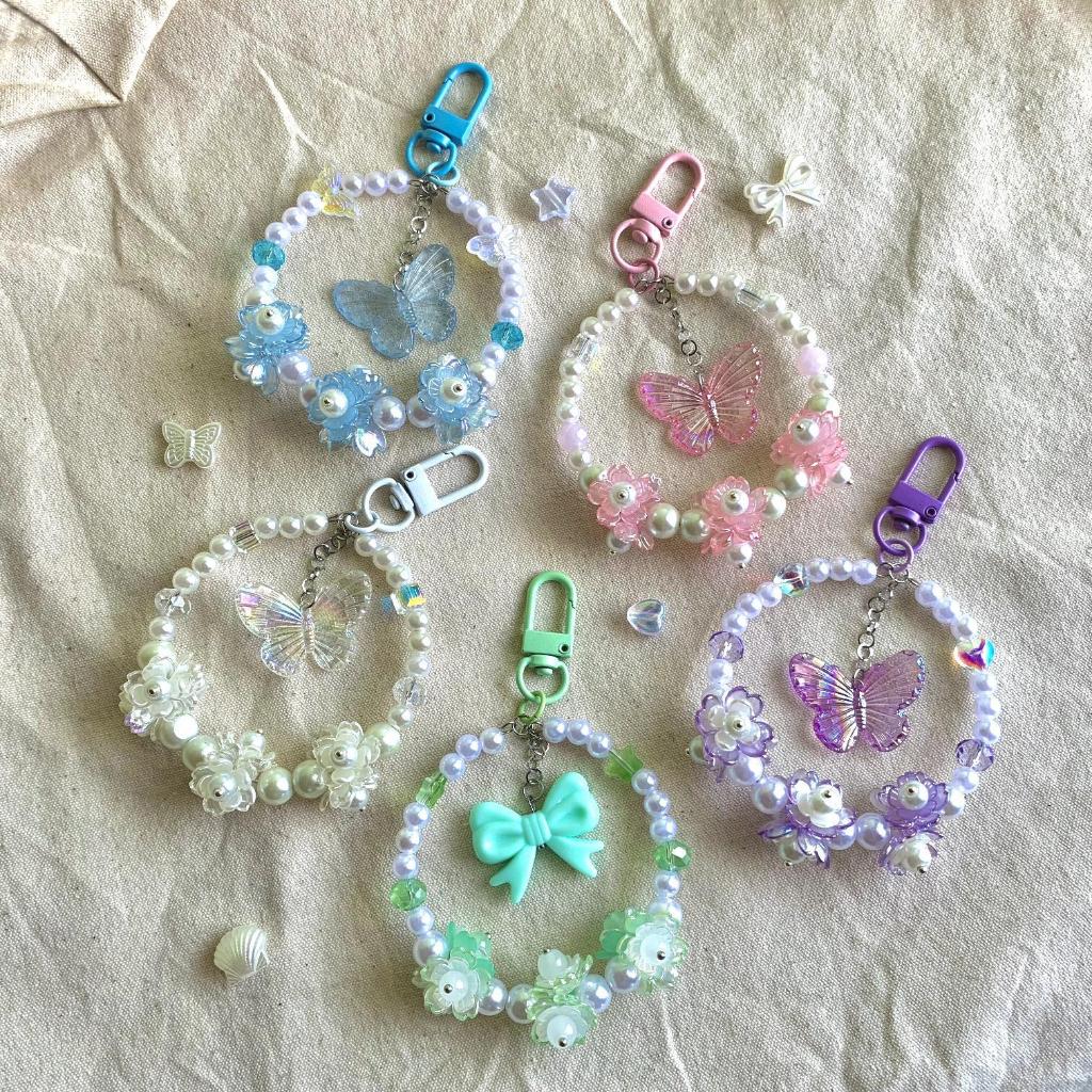 Bag Charm Aesthetic Accessories ColorfulHandmade Beaded Charm | Shopee ...