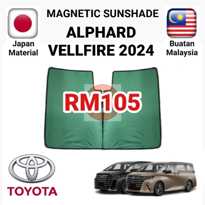 Toyota Alphard Vellfire ANH40 2024 Present Premium FWS Front Windscreen ...
