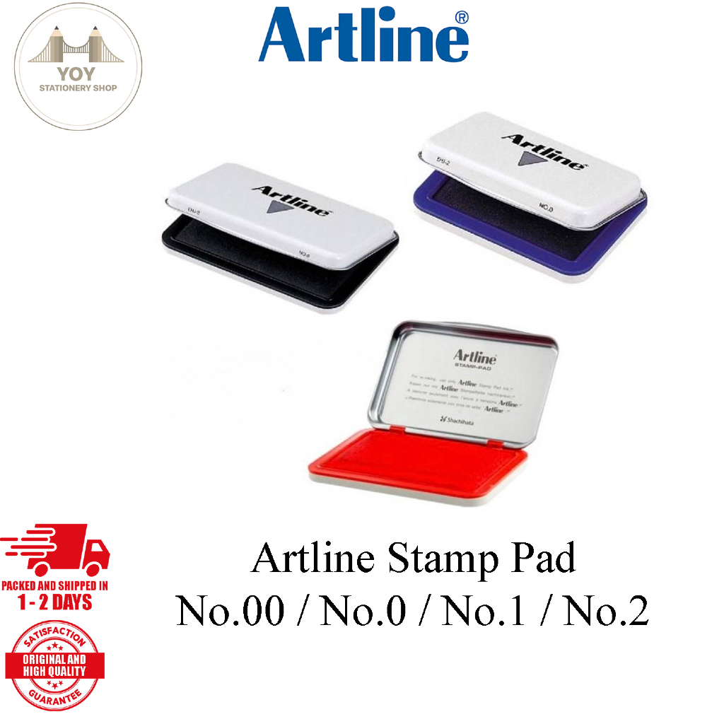 Artline Stamp Pad No.00 / No.0 / No.1 / No.2 | Shopee Malaysia