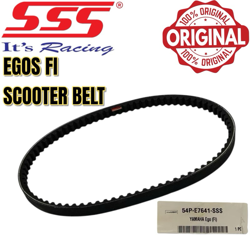 SSS 100% ORIGINAL EGOS FI HEAVY DUTY SERIES EGO FI / EGO S 115 FI V-BELT SCOOTER BELT TALI SAWAT ...