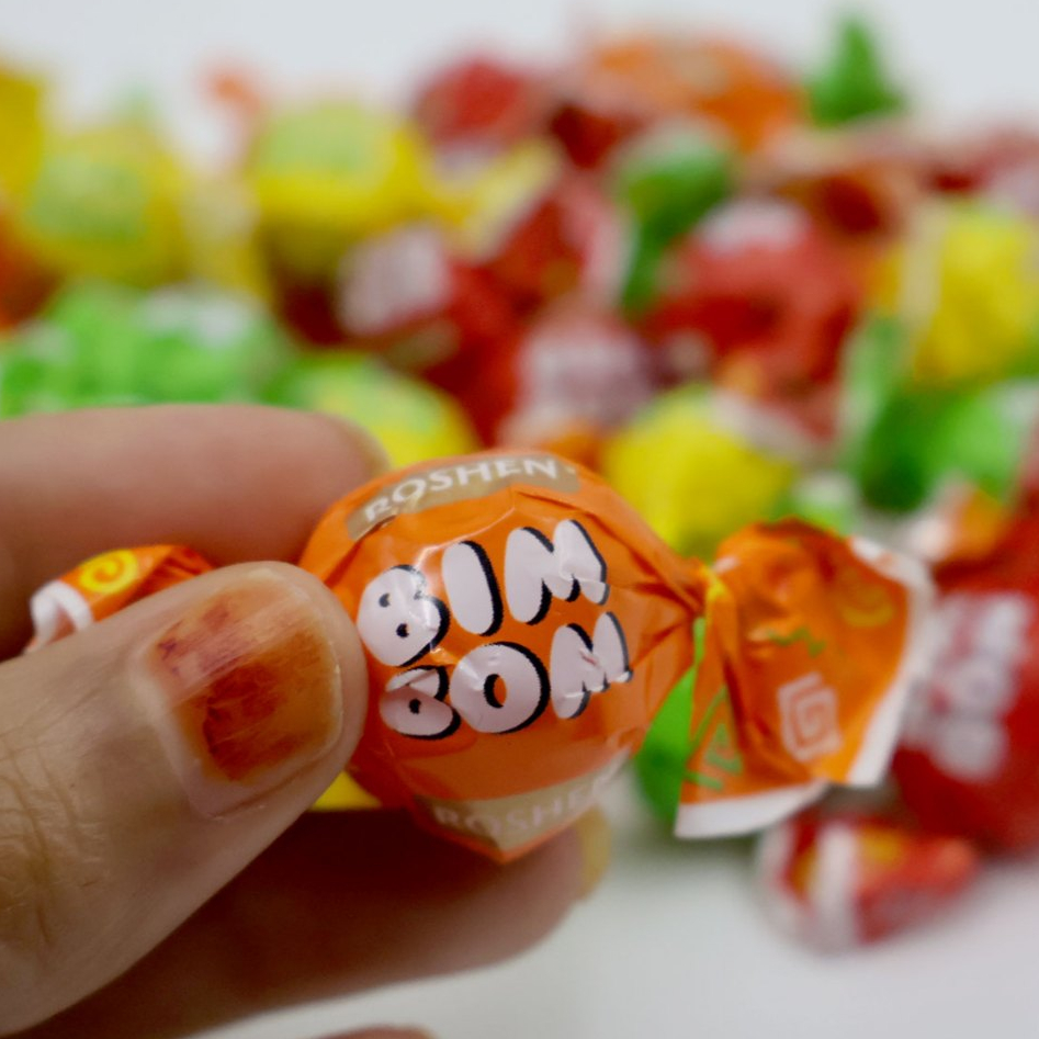 Roshen Bim Bom Hard Candy with Fruit Flavor Filling { 250G, 500G, 1KG } | Shopee Malaysia