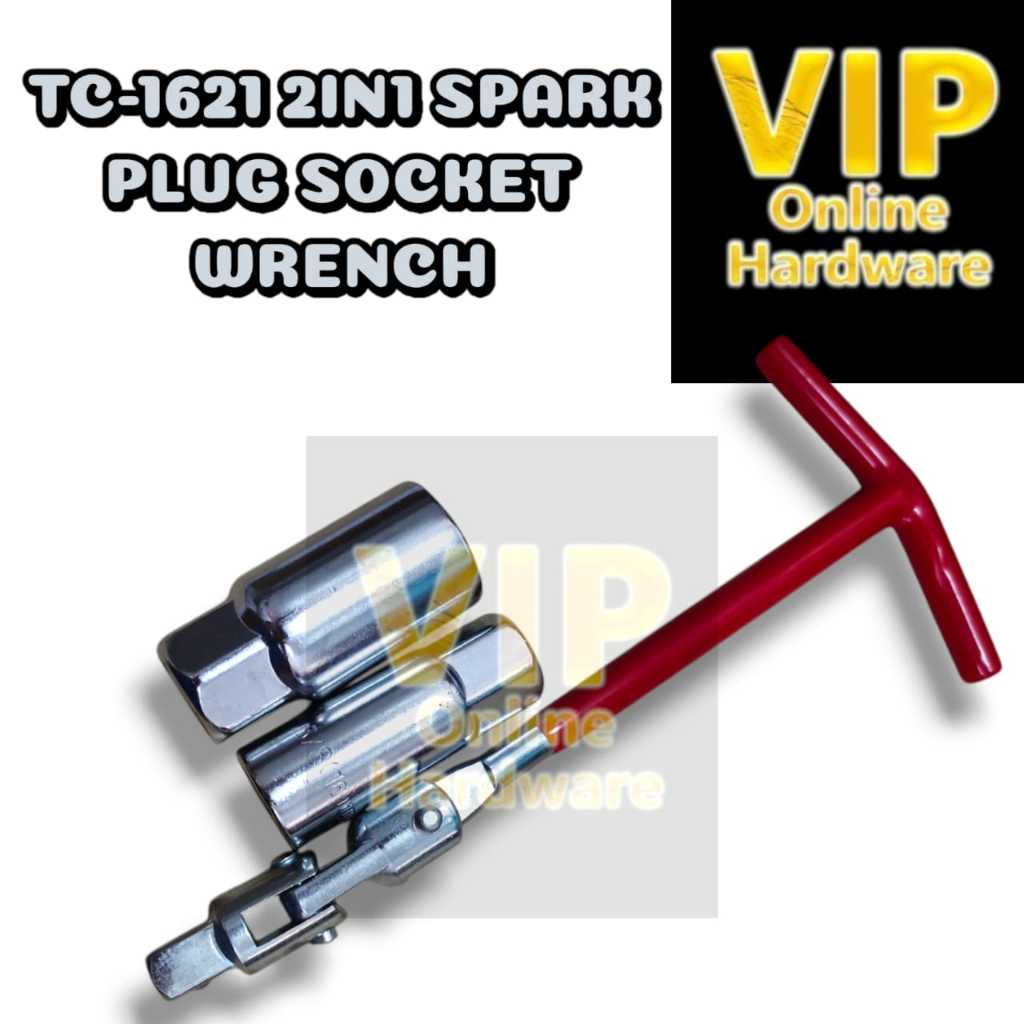 Articulated Spark Plug Wrench 16mm/21mm Automotive Vehicle TC-1621 2IN1 ...