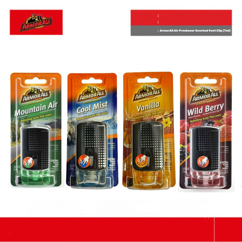 ArmorAll Air Freshener Scented Vent Clip (7ml) Car Perfume for Proton ...