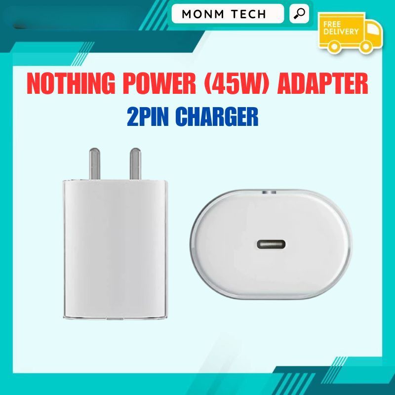 Original Nothing Power (45W) Adapter 2Pin | Shopee Malaysia