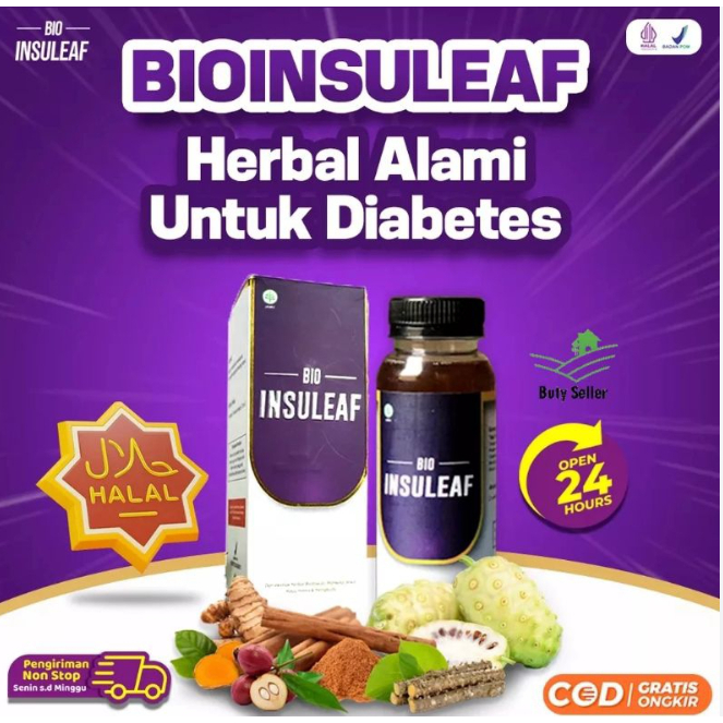 BIO INSULEAF Herbal Diabetes Turunkan Gula Darah | Shopee Malaysia