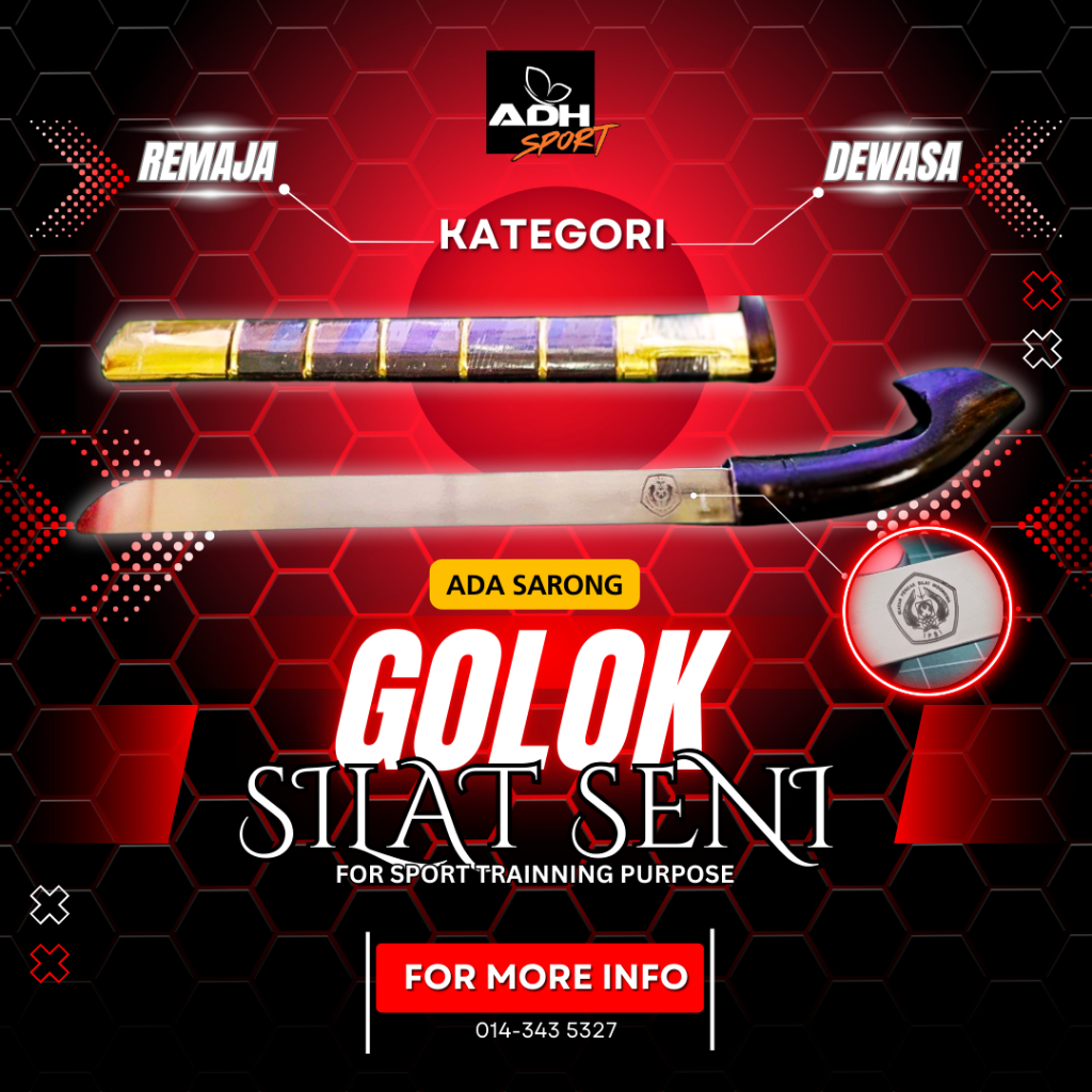 [SUKAN SILAT] GOLOK LATIHAN SILAT SENI Tumpul IPSI | Shopee Malaysia