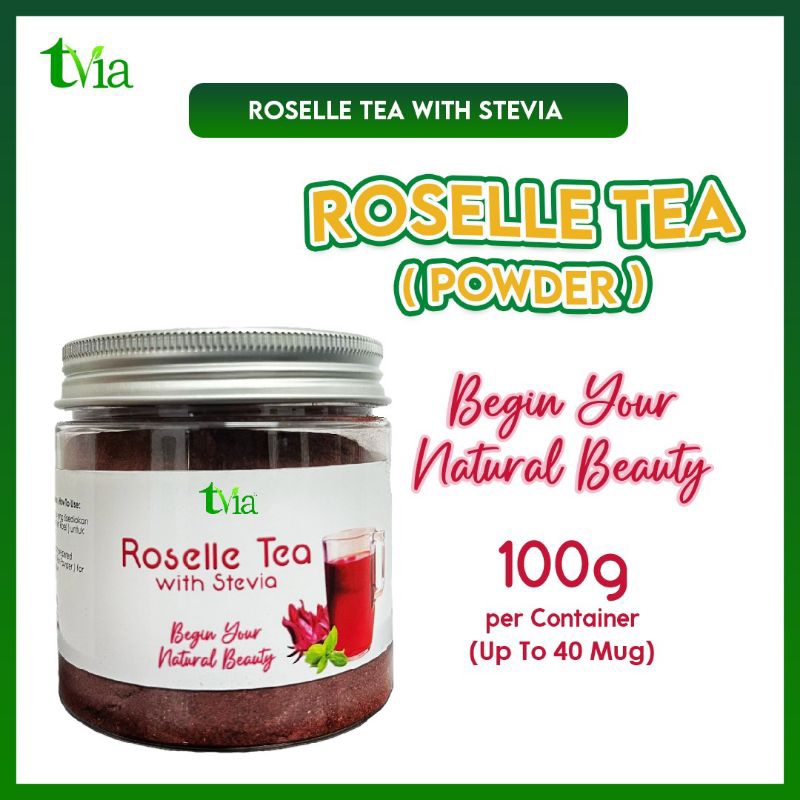 Grade A Roselle Tea with Stevia 100gm | Teh Roselle | Dried Roselle ...