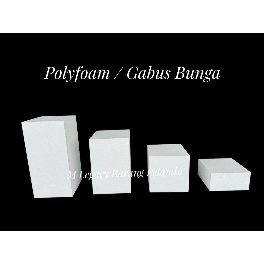 Polyfoam Gabus Cucuk Bunga Gabus Petak Polistren Stand Box Bunga Flower ...