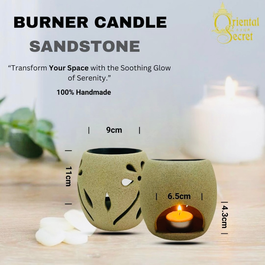 Candle Burner - Sandstone | Shopee Malaysia
