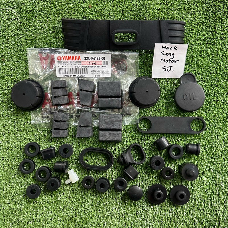 YAMAHA RXZ CATALYZER & MILI BODY RUBBER SET GETAH BODY FULL SET ...