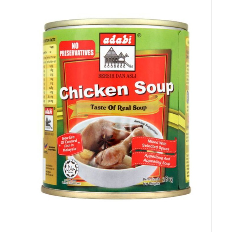 ADABI Halal ☑️ Chicken Soup 280g | Shopee Malaysia