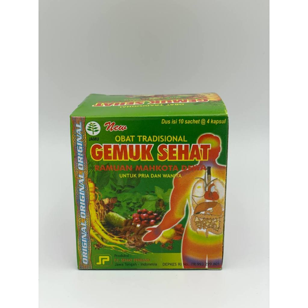KAPSUL GEMUK SEHAT RAMUAN MAHKOTA DEWA UNTUK PRIA DAN WANITA ( 1 KOTAK ...