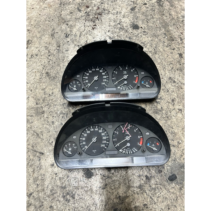 Bmw E39 meter cluster/speedo meter 3socket (original used) | Shopee ...