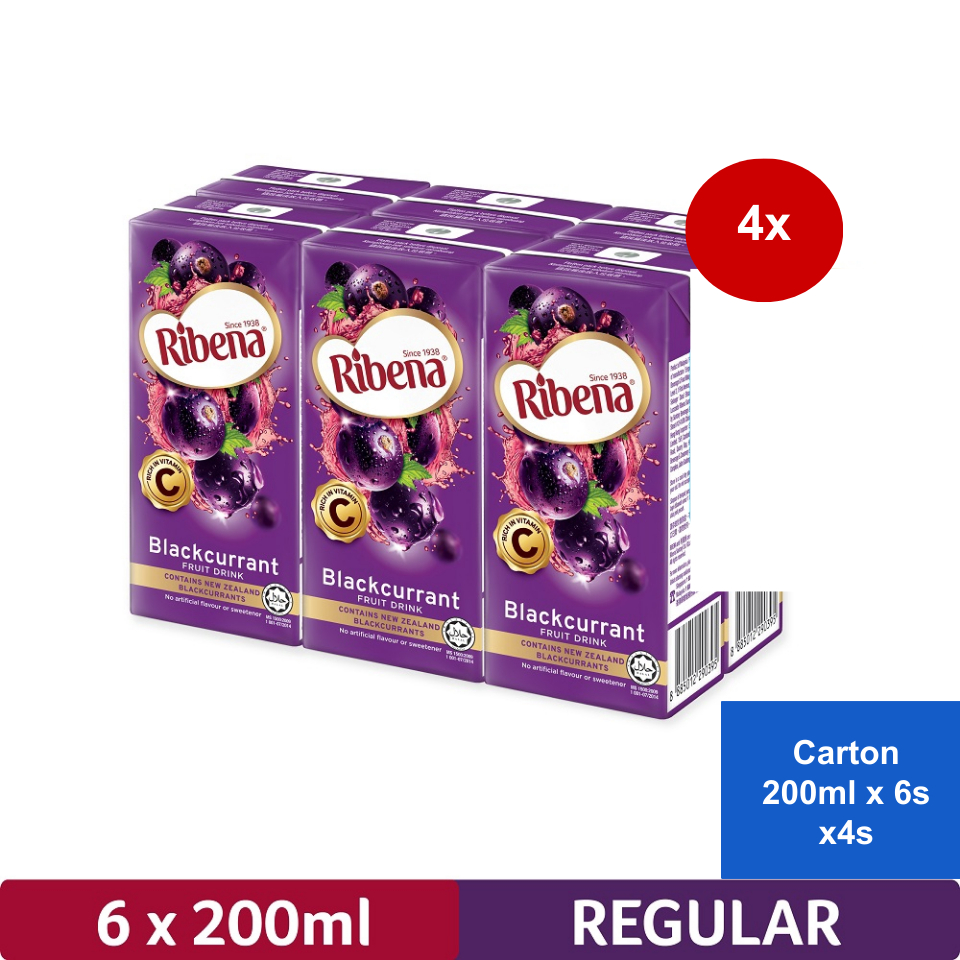 [Bundle of 24] Ribena Regular 200ml | Shopee Malaysia