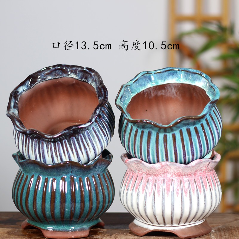 花盆/多肉花盆/老桩花盆/指拇盆pasu kaktus/pasu bunga/Succulent Pot /Catus Pot ...