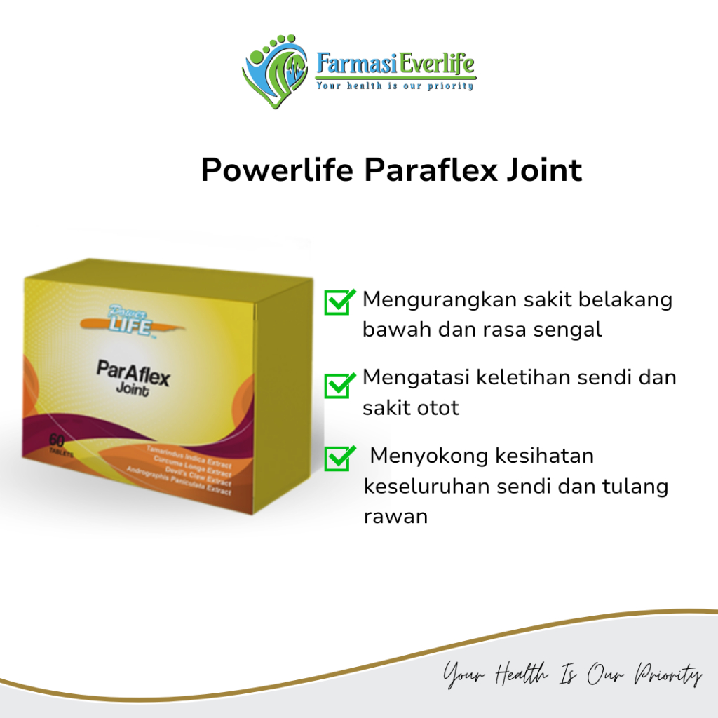 Powerlife Paraflex Joint - Mengurangkan sakit belakang bawah dan rasa ...