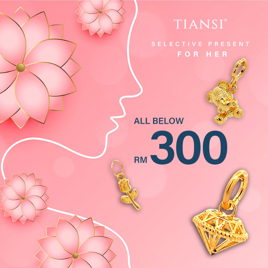 TIANSI 916 (22K) Gold Gift For Her Value Charm Below RM300 | Bajet ...