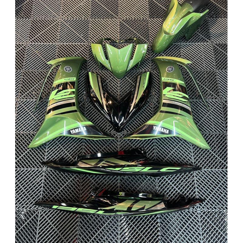 COVER SET LC V8 FI MOSS GREEN 2025 ORIGINAL HLY | Shopee Malaysia