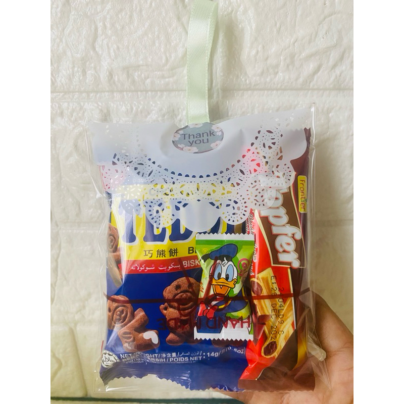 Goodies Jajan Set Biskut Coklat TEDDY Doorgift Majlis Kahwin Akikah ...
