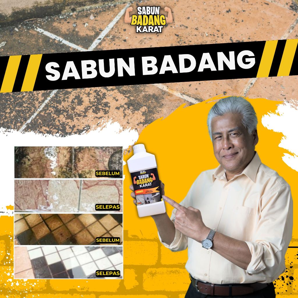 HQ Sabun Badang Karat | Pencuci Lantai Hilang Karat | Lantai berkilat ...