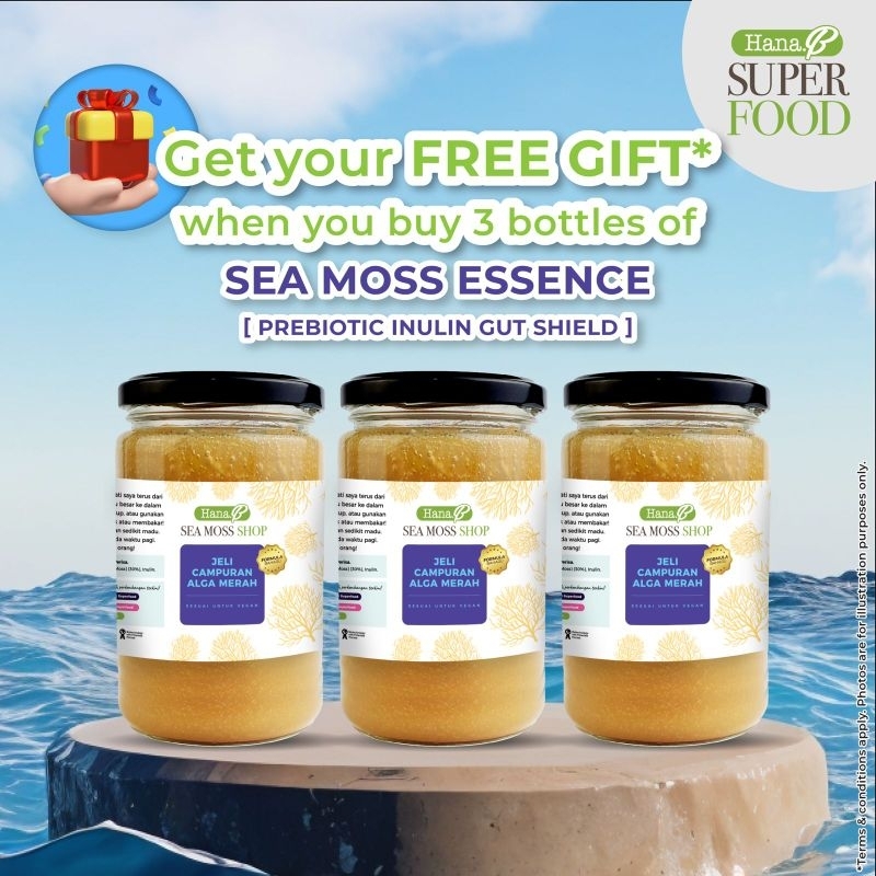 Sea Moss Essence Inulin Prebiotic (BLUE LABEL) | Shopee Malaysia