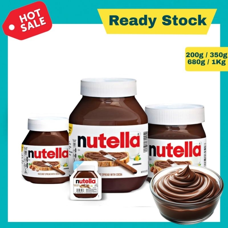 Limited Time Offer ！！Nutella Hazelnut Spread with Cocoa / Chocolate Jam ...