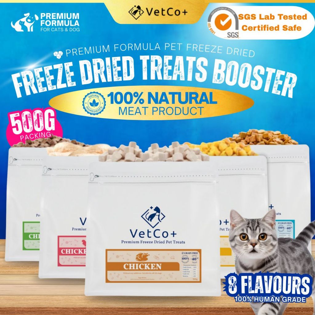 Freeze Dried Cat Food Pet Booster Gemuk Kucing Cat Booster Freeze Dried ...