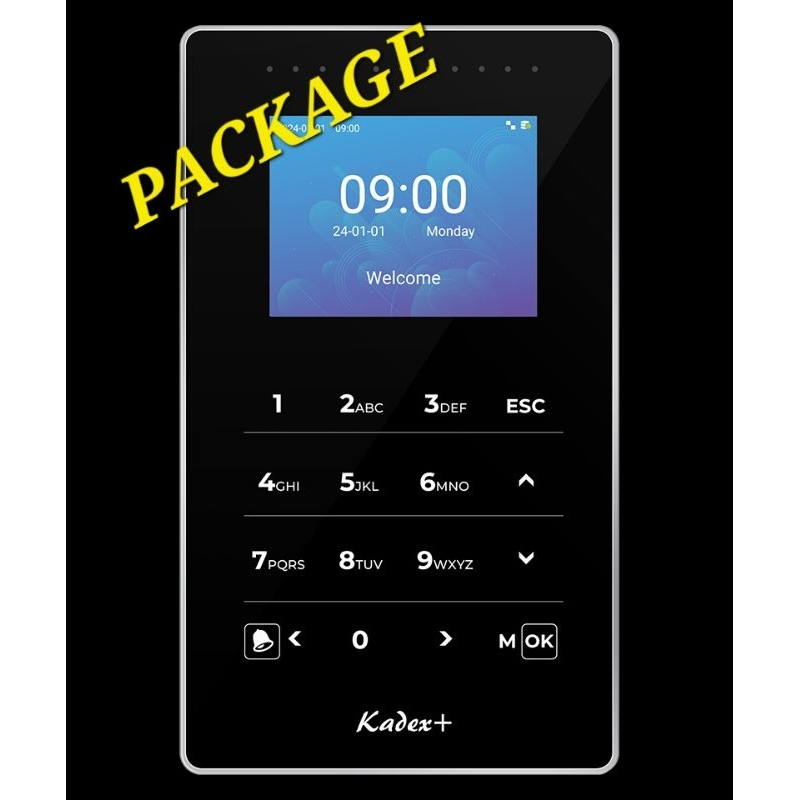 Free Shipping: PACKAGE FingerTec Kadex+ (Master) & i-Kadex (Slave) Access Control & Attendance ...