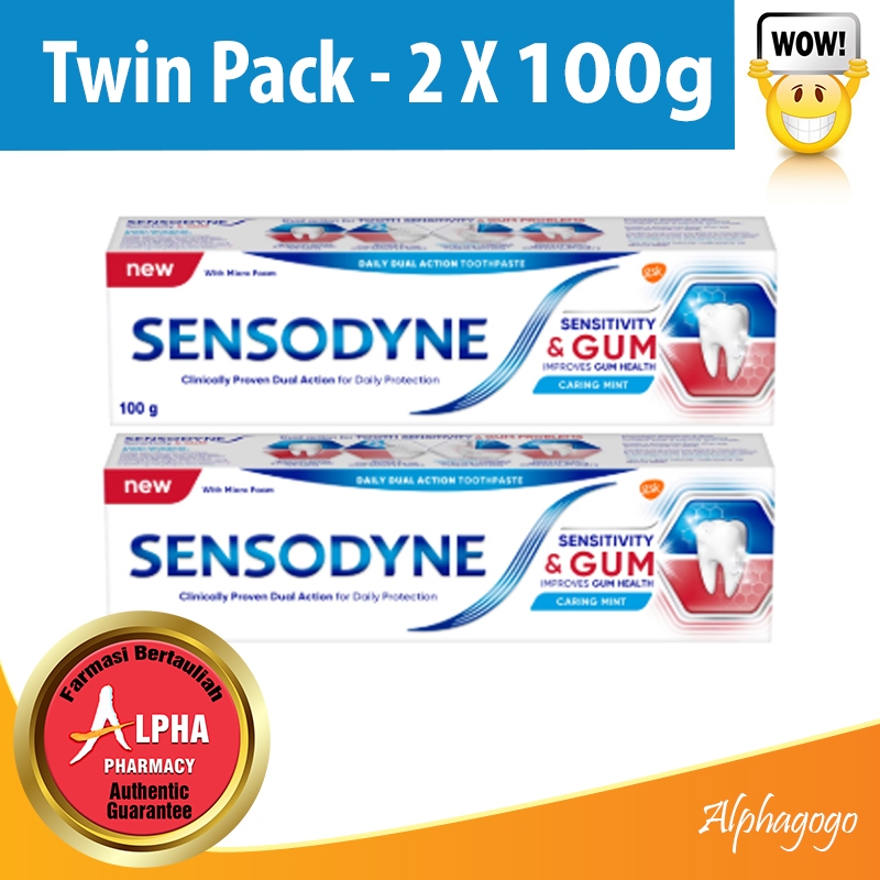 Sensodyne Sensitivity & Gum Toothpaste (100g / 2 X 100g ) | Shopee Malaysia