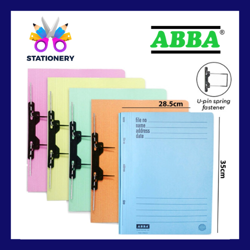 ABBA 350 U-Pin Flat File / Paper File / Spring File / Transfer File ...