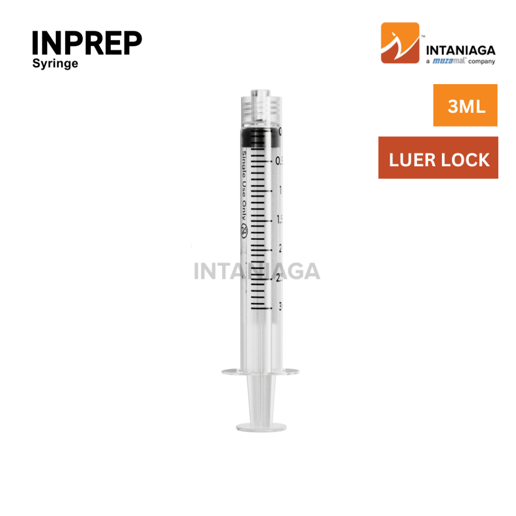 INPREP, Syringe Luer Lock 3ML - 100 pcs | Shopee Malaysia