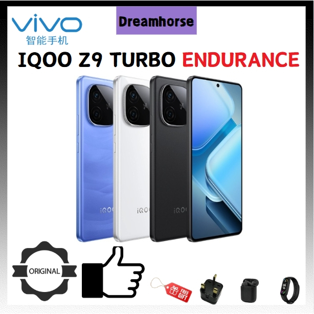 [NEW] VIVO iQOO Z9 Turbo Endurance 6.78 Snapdragon 8s Gen 3 6400mAh IP64 AMOLED 1 year warranty ...