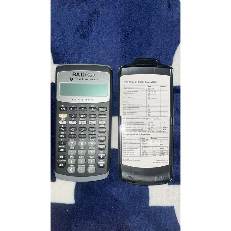 USED FINANCIAL CALCULATOR (BA II Plus) Texas Instruments | Shopee Malaysia