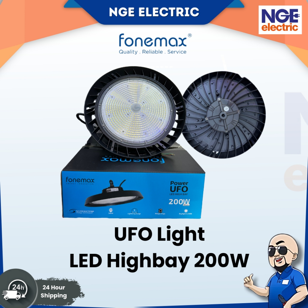 LAMP| FONAMAX UFO HIGH BAY LED 150W 200W PHILIPS LED ELECTRONIC DRIVER ...