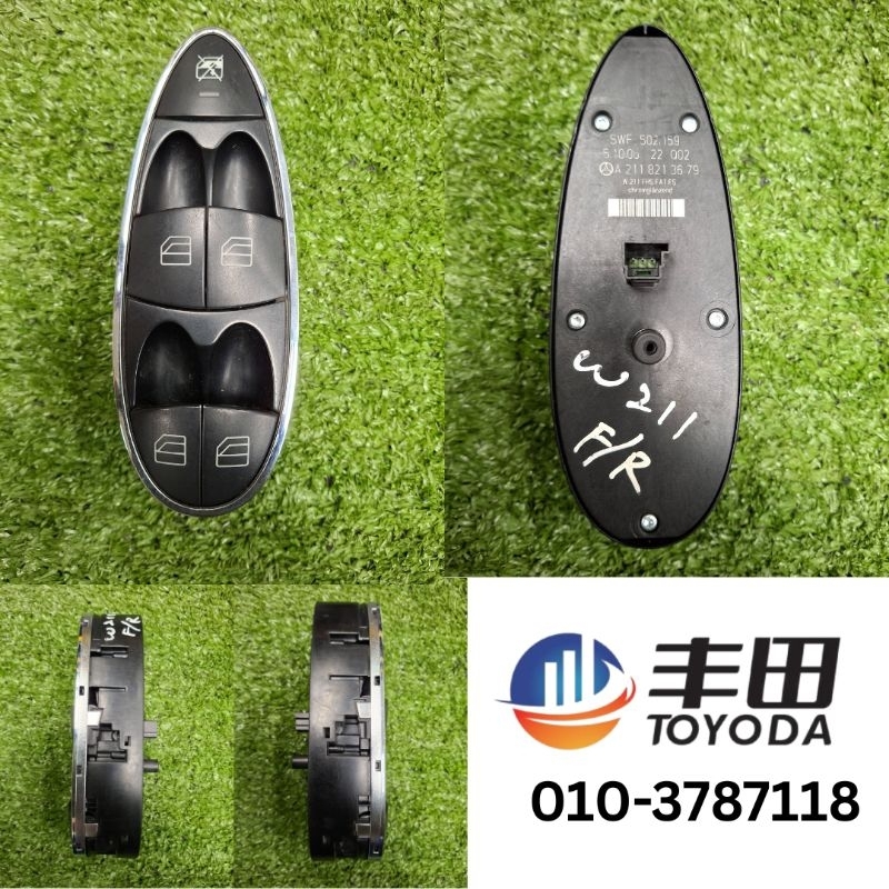 Mercedes-Benz W211 E-Class 2003-2009 Original Front Power Window Switch ...