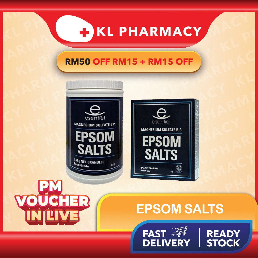 [KL PHARMACY] Esentiel Epsom Salts 1.2kg/375g | Shopee Malaysia
