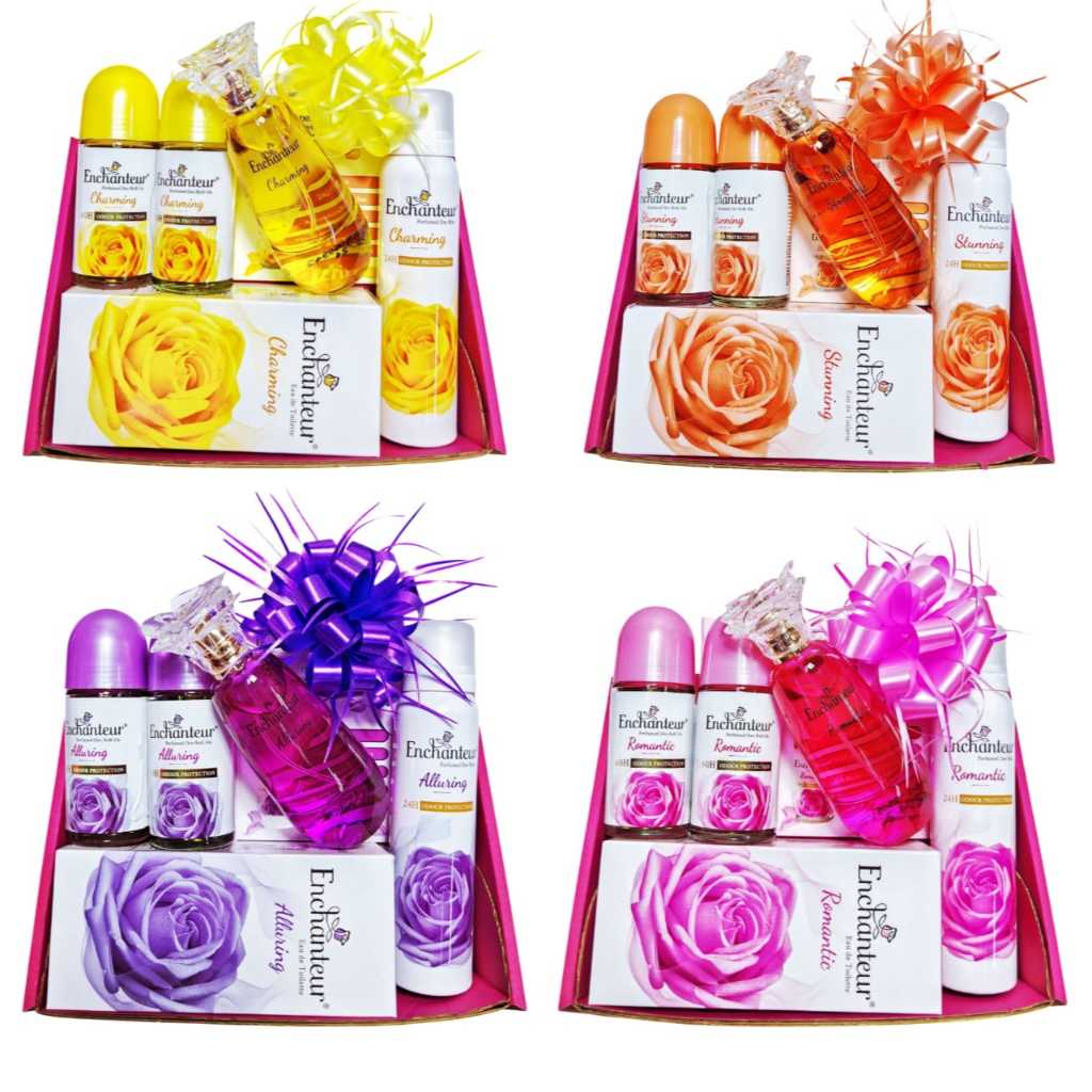 ENCHANTEUR EDT Gift Set - Well Wrapped "HANTARAN' Style + Handmade ...